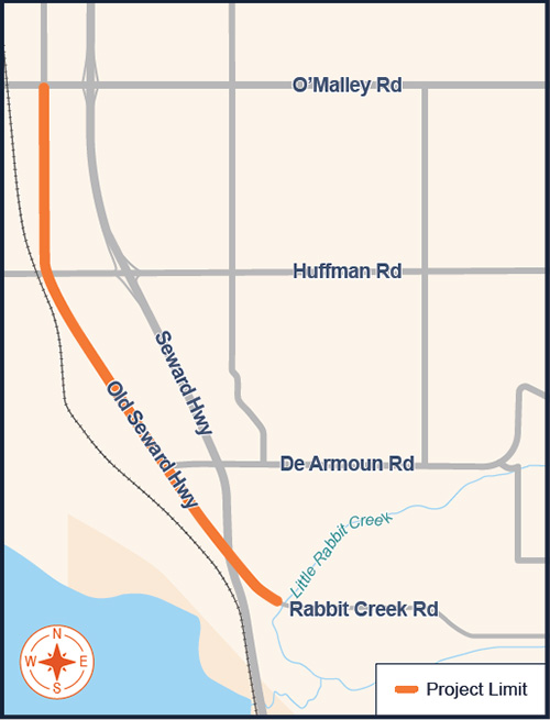 (1R) Old Seward Highway and Huffman Road Pavement Preservation