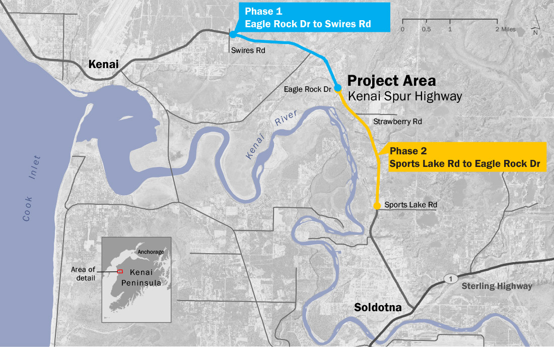 Kenai Spur Highway Rehabilitation Project: Sports Lake Road to Swires Road