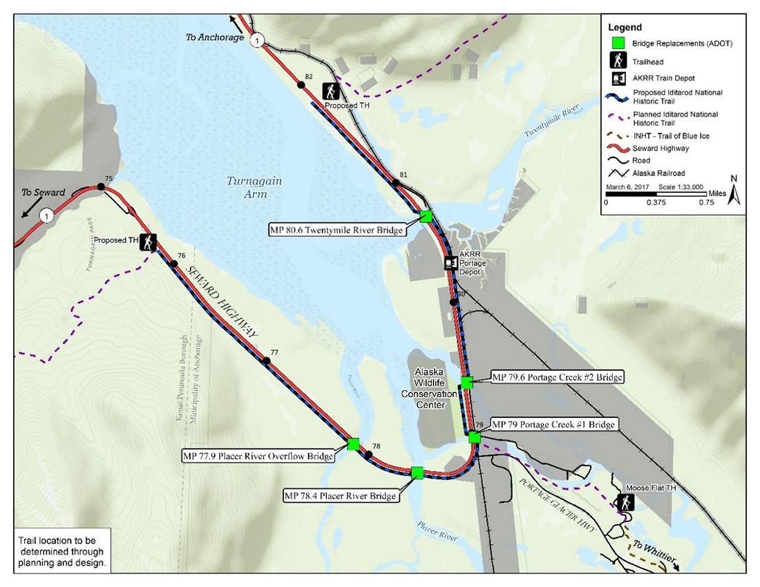 Portage Curve Multimodal Connector, AK Department of Transportation ...
